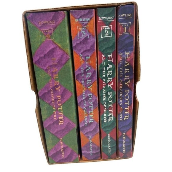 Scholastic | Accents | Jk Rowling Harry Potter 4book Box Set Scholastic ...